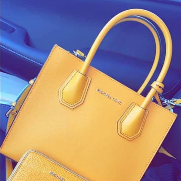 Michael Kors | Bags | Yellow Michael Kors Small Purse | Poshmark